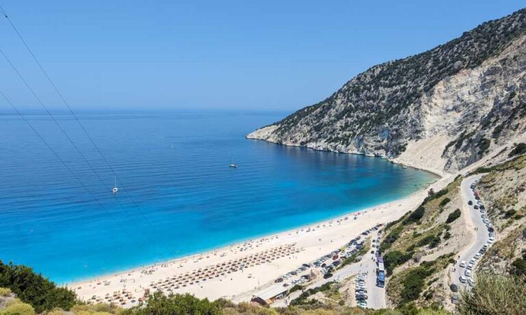 Myrtos Beach: Where Turquoise Waters and Dramatic Cliffs Meet